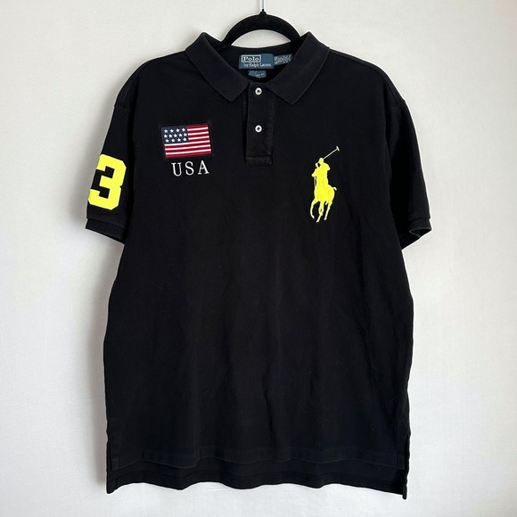 Polo Ralph Lauren | Shirts | Vintage Polo Ralph Lauren Usa Flag Polo ...